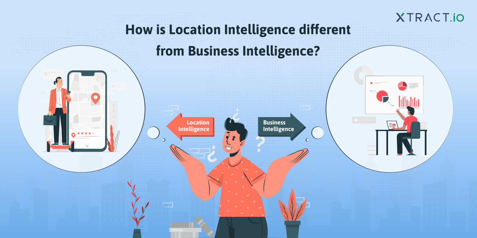 How is location intelligence different from business intelligence?