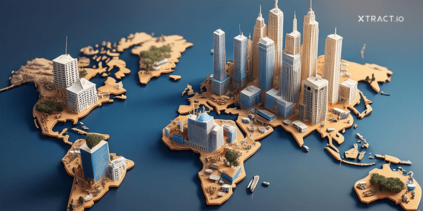 Visualize polygon data trends using Xtract.io