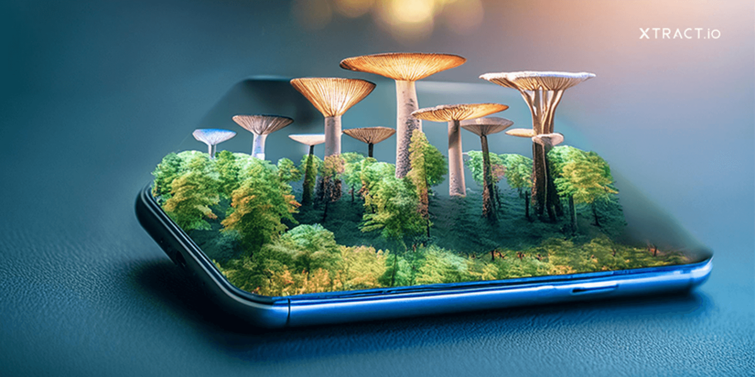 Visualize polygon data trends using Xtract.io